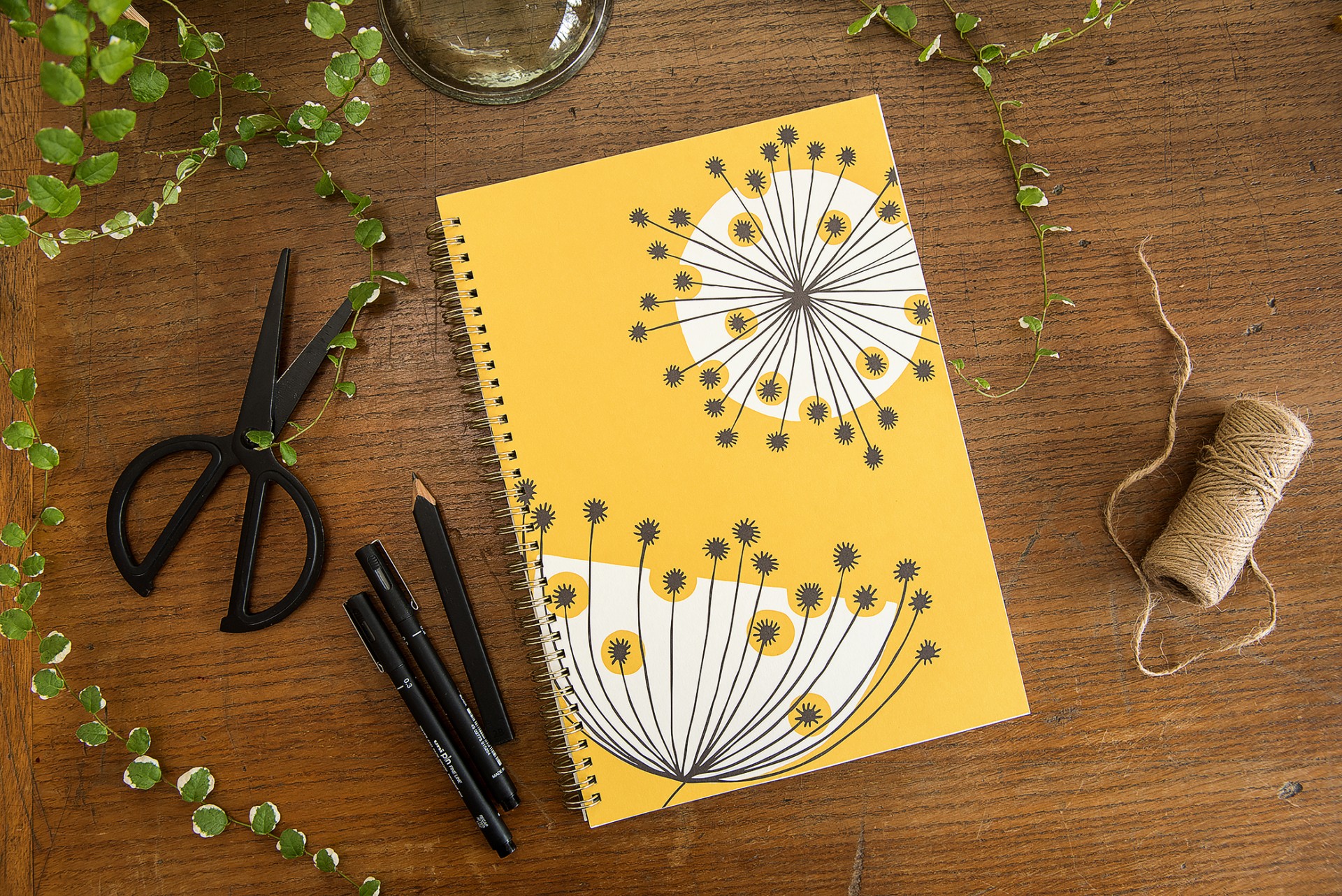 Dandelion: A4 Notebook