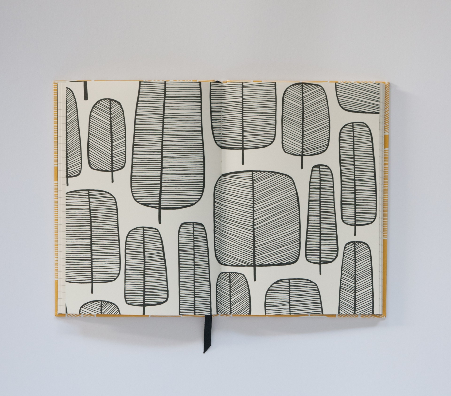 Little Trees Yellow Notebook | MissPrint